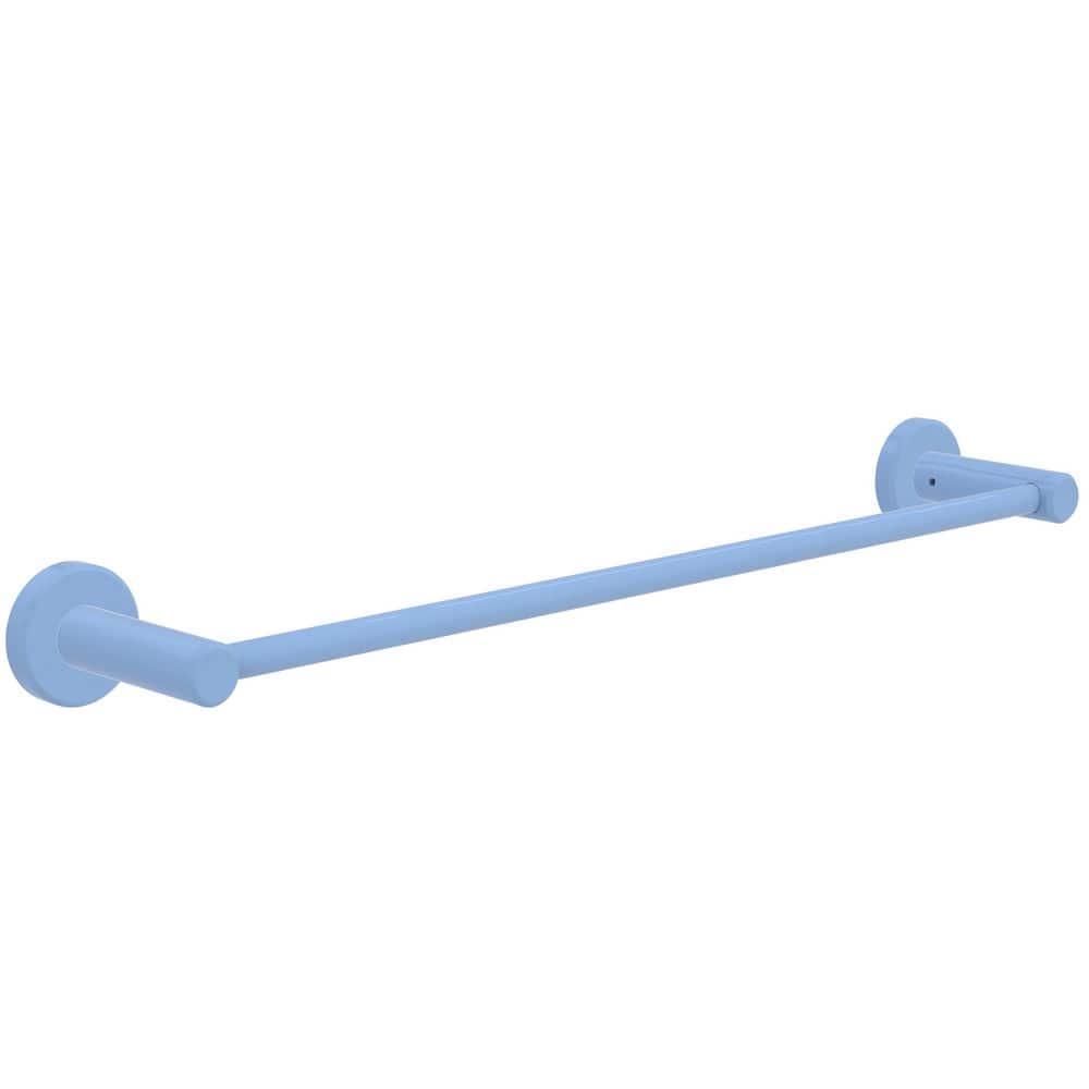 Allied Brass Malibu 24 in. Towel Bar in Flat Troll Blue MB-41-24-FTB ...