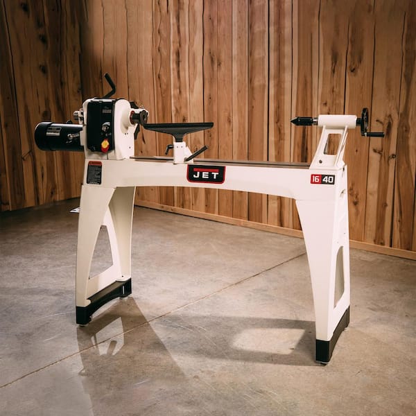 Jet JWL 1640EVS 16 in. x 40 in. Wood Lathe 719500 The Home Depot
