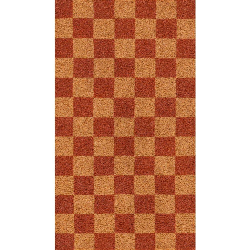 JONATHAN Y Peater Classic Casual Commerical Natural Coir Natural/Red ...