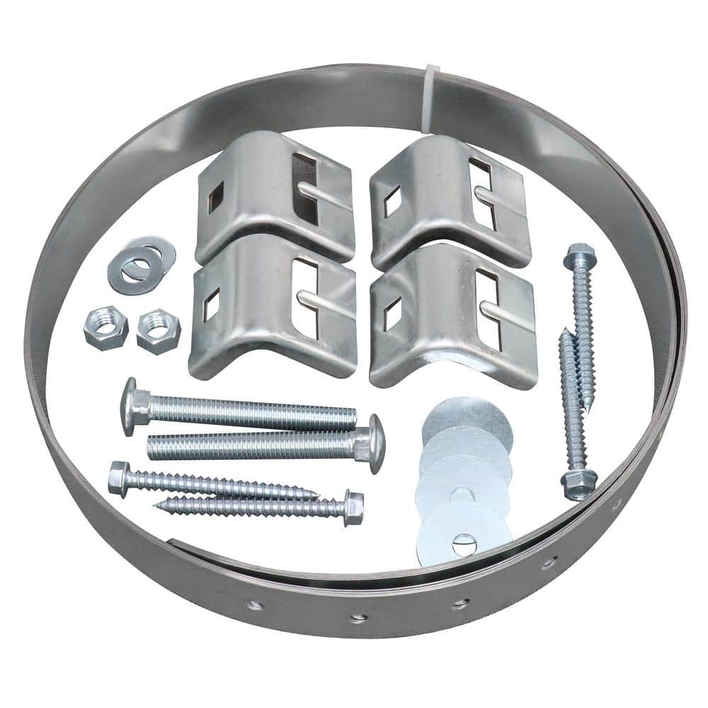 Everbilt 80 Gal. Galvanized Steel Water Heater Restraining Strap ...