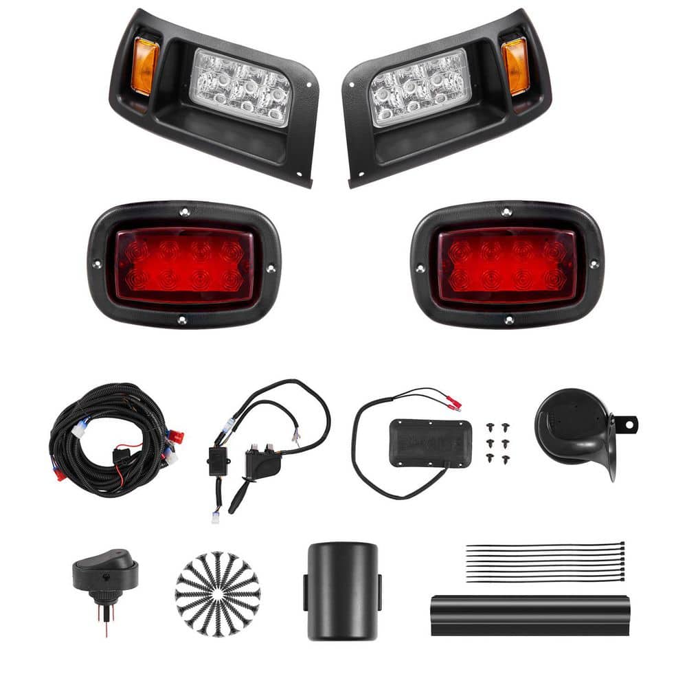 VEVOR Golf Cart Light Kit, 12 Volt, Street Legal LED Headlight and ...