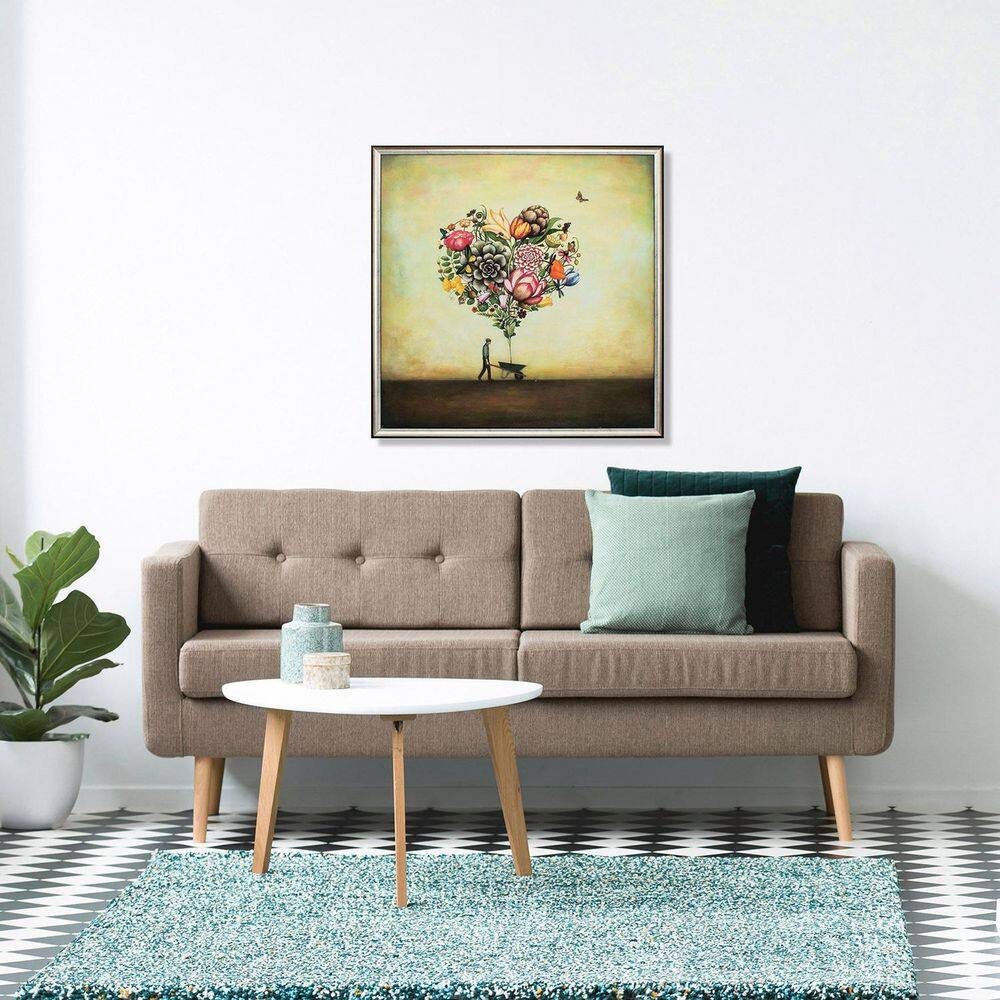 Paragon 1 Piece Framed Giclee Abstract Art Print 25 in. x 25 in. 46019 ...