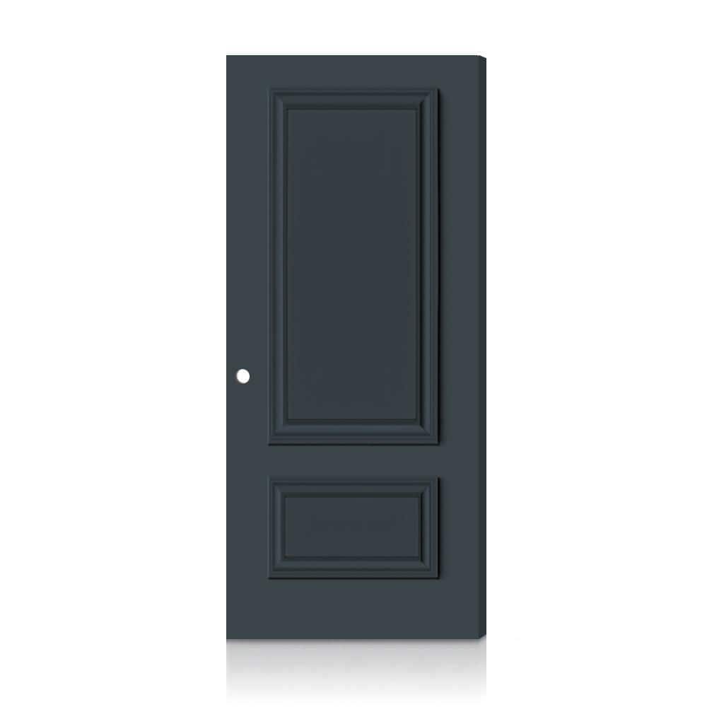 CALHOME Fire-Rated Palazzo 2 Panel 30 in. x 80 in. Right-Hand/Inswing ...