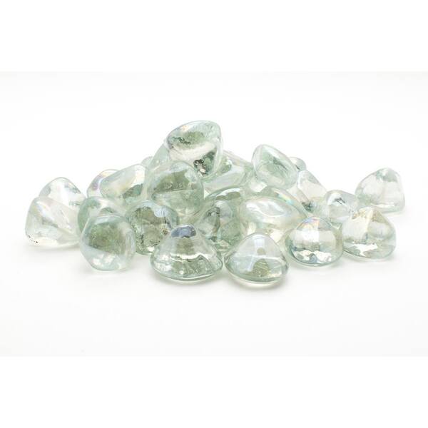 Margo Garden Products 20 lb. Decorative Fire Glass Crystal Diamonds DFG20-DIA09J - The Home Depot