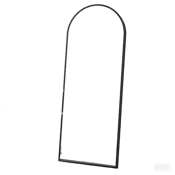 Vynxaria Black 27 in. W x 72 in. H Aluminum Alloy Frame Mirro for ...