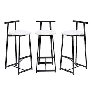 Lirago 34.25 in. H Modern Armless Counter Height Bar Stools with Back ...