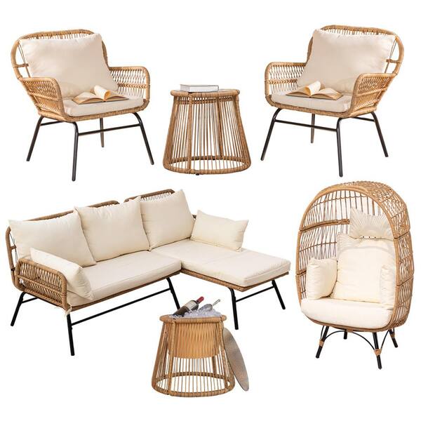 Natural rattan outdoor furniture store