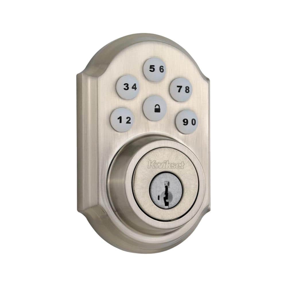 Reviews for Kwikset Z-Wave SmartCode 910 Satin Nickel Single Cylinder ...