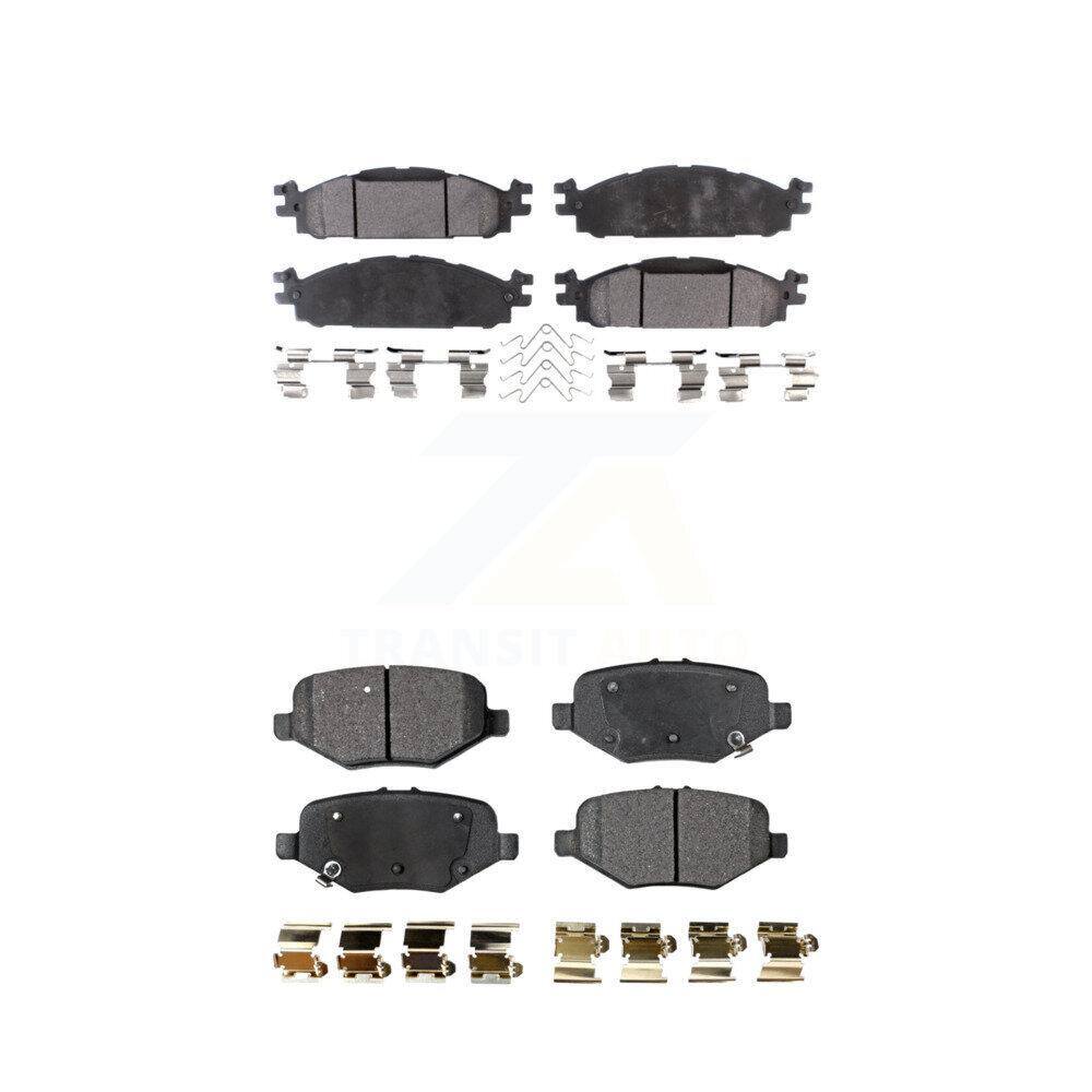 TEC Front Rear Ceramic Brake Pads Kit For 2015 Ford Explorer Without ...