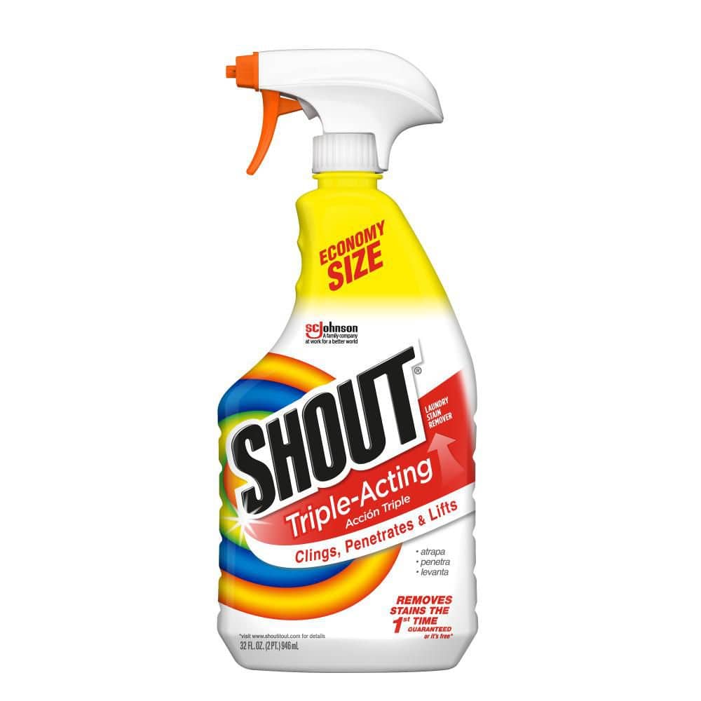 Shout 32 fl. oz. Trigger Fabric Stain Remover Spray 308680 - The Home Depot