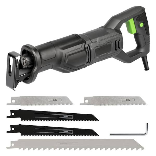 120V 4/5 Stroke Length Corded Reciprocating Saw with 6.0 Amp Motor 0 ...