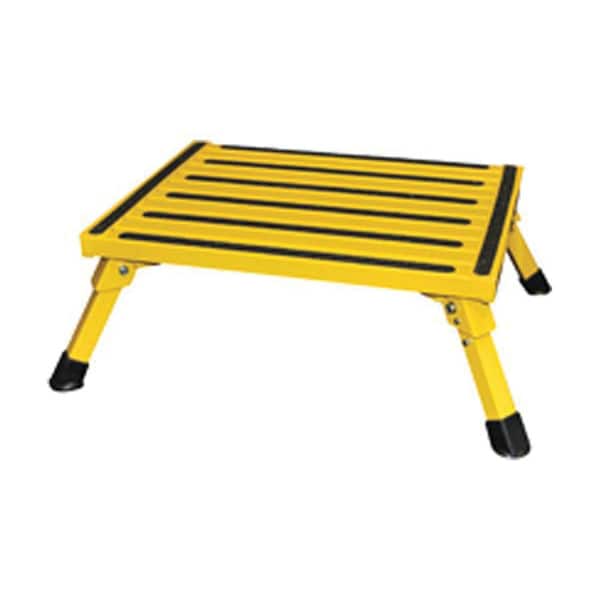 Safety Step Folding Safety Step - Large, Yellow F-08C-Y - The Home Depot