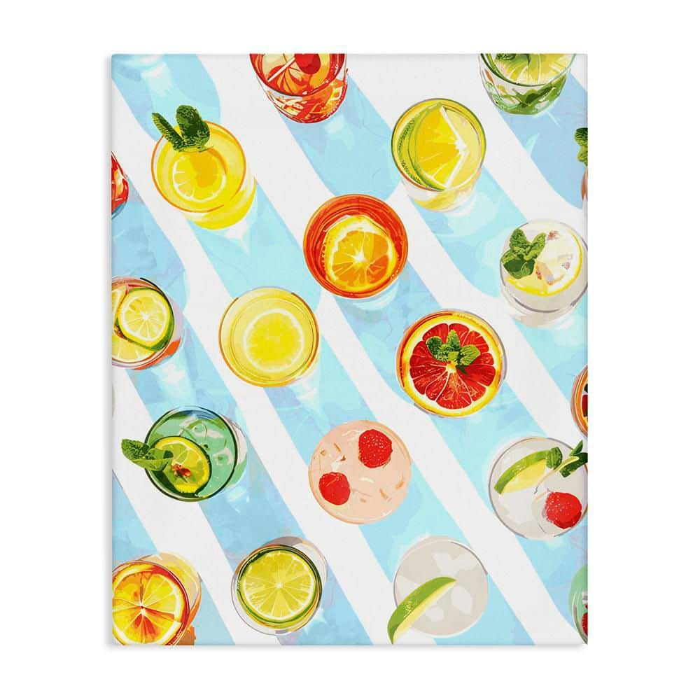 Stupell Industries Aerial View Cocktails by Daphne Polselli Unframed ...