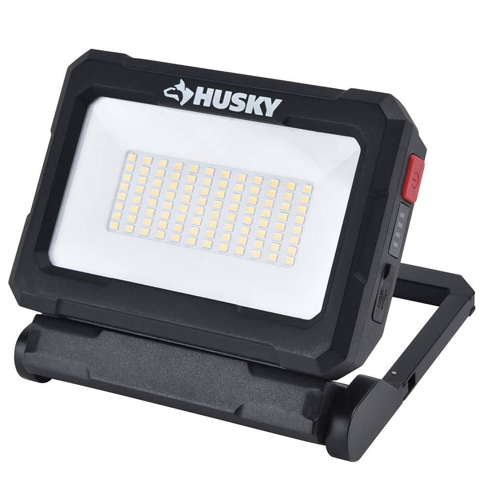 Reviews for Husky 2500 Lumens Solar LED Work Light | Pg 1 - The Home Depot