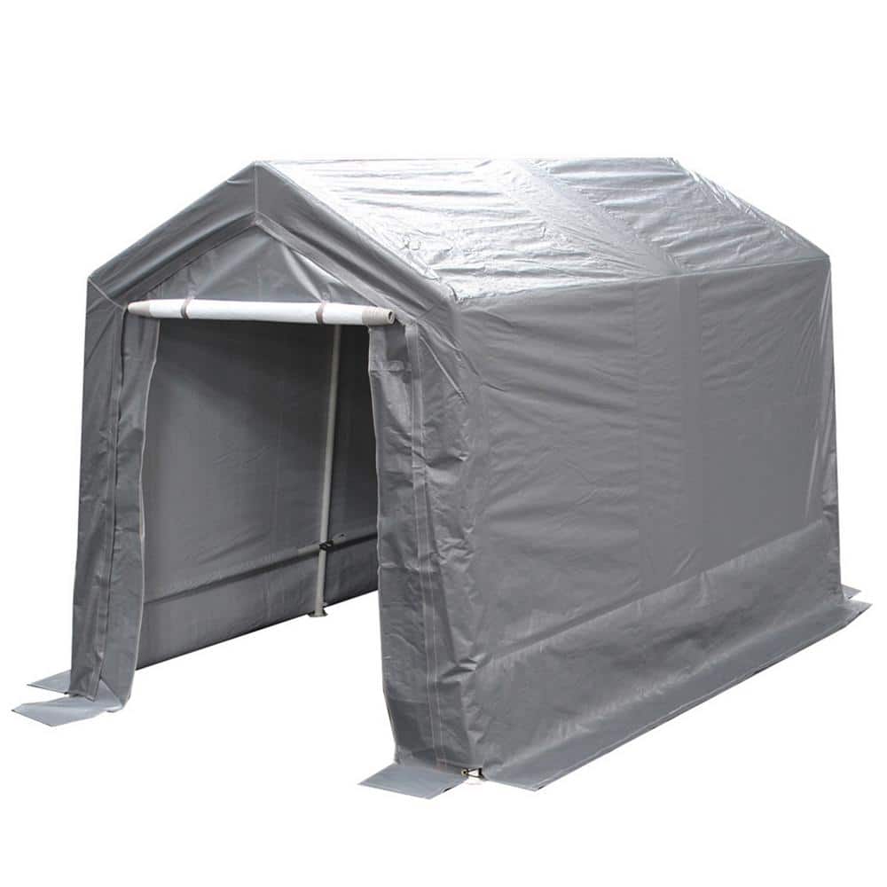 King Canopy 7ft. by 12ft. Storage Shed Replacement Cover and End Wall ...