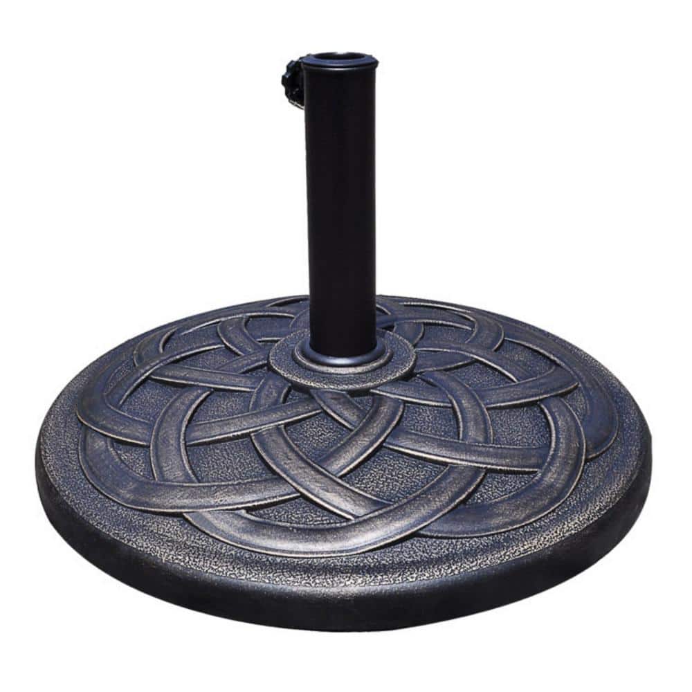 Clihome 43 lbs. 22 in. Heavy-Duty Round Patio Umbrella Base Stand in ...