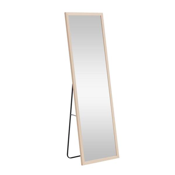 ALMOSARA DEVELOPMENT LLC Light Oak 17.3 in. W x 60 in. H Wooden Frame ...