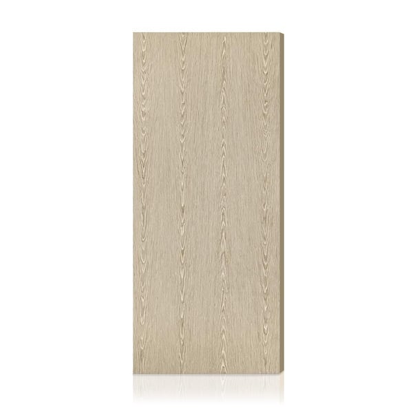 CALHOME 36 in. x 84 in. Oak Texture Flush Hollow Core Veneer Composite ...