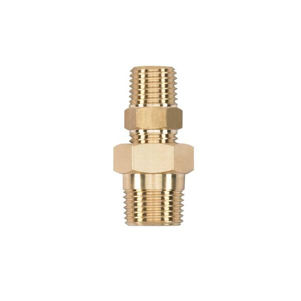 Powercare 1/4 in. Female NPT x 3/8 in. Male NPT Pressure Washer Hose to ...