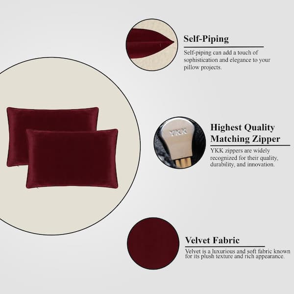 Wine colored throw pillows store