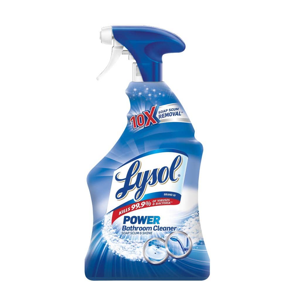 Lysol 32 oz. Power Bathroom Foam Disinfecting Cleaner Spray ...