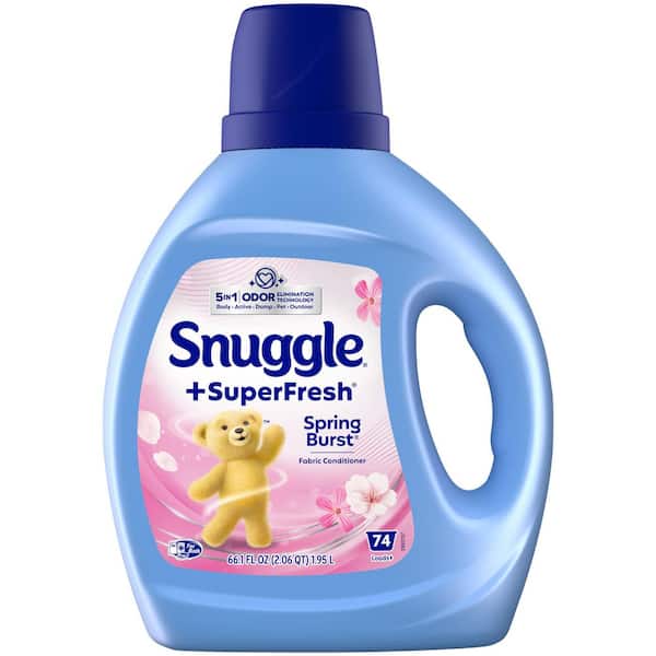 Snuggle 66.1 oz. Spring Burst Fabric Softener (74-Loads) 2993590 - The ...