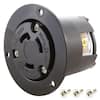 AC WORKS 30-Amp 250-Volt NEMA L6-30R Flanged Mounting Locking ...