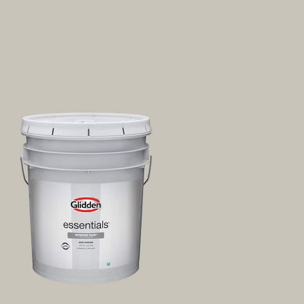 Glidden Essentials 5 gal. PPG0999-2 Rabbit's Ear Eggshell Interior ...