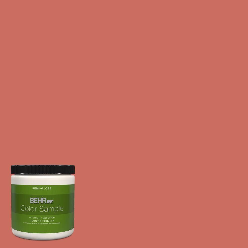 BEHR PREMIUM PLUS 8 oz. #M170-6 Dash of Curry Semi-Gloss Interior ...