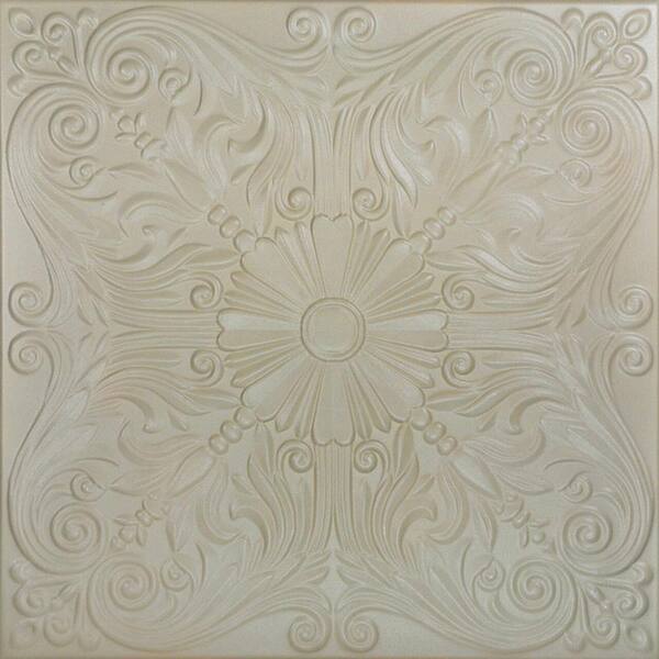 A La Maison Ceilings Spanish Silver Lenox Tan 1.6 ft. x 1.6 ft ...