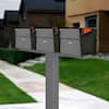 Mail Boss Mail Manager X3 Locking Mailbox Combo Kit with In-Ground Post ...