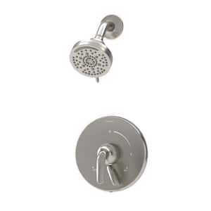 Symmons Elm Single Handle Shower Valve Trim Kit in Satin Nickel (Valve ...