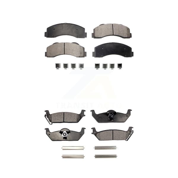 TEC Front Rear Ceramic Brake Pads Kit For 2010-2011 Ford F-150 KTC ...