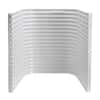 SHAPE PRODUCTS 50 in. W x 36 in. D x 36 in. H White Steel Egress Window ...