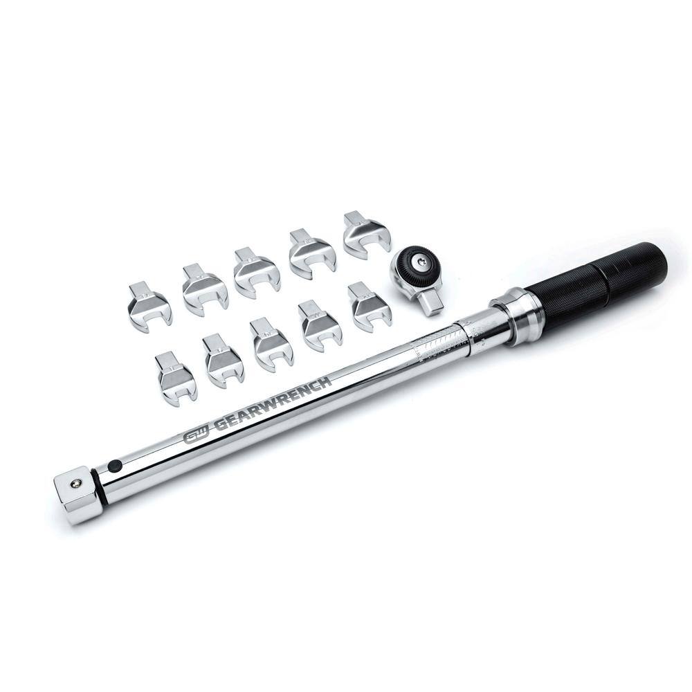 GEARWRENCH 3 8 In Drive Metric Open End Interchangeable Torque Wrench