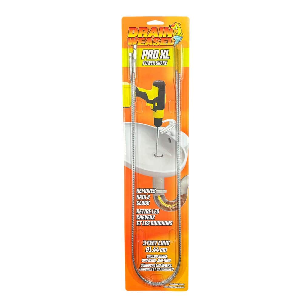 Drain Weasel Drain Weasel Pro XL 36 in. Power Snake ProXL36 - The Home ...
