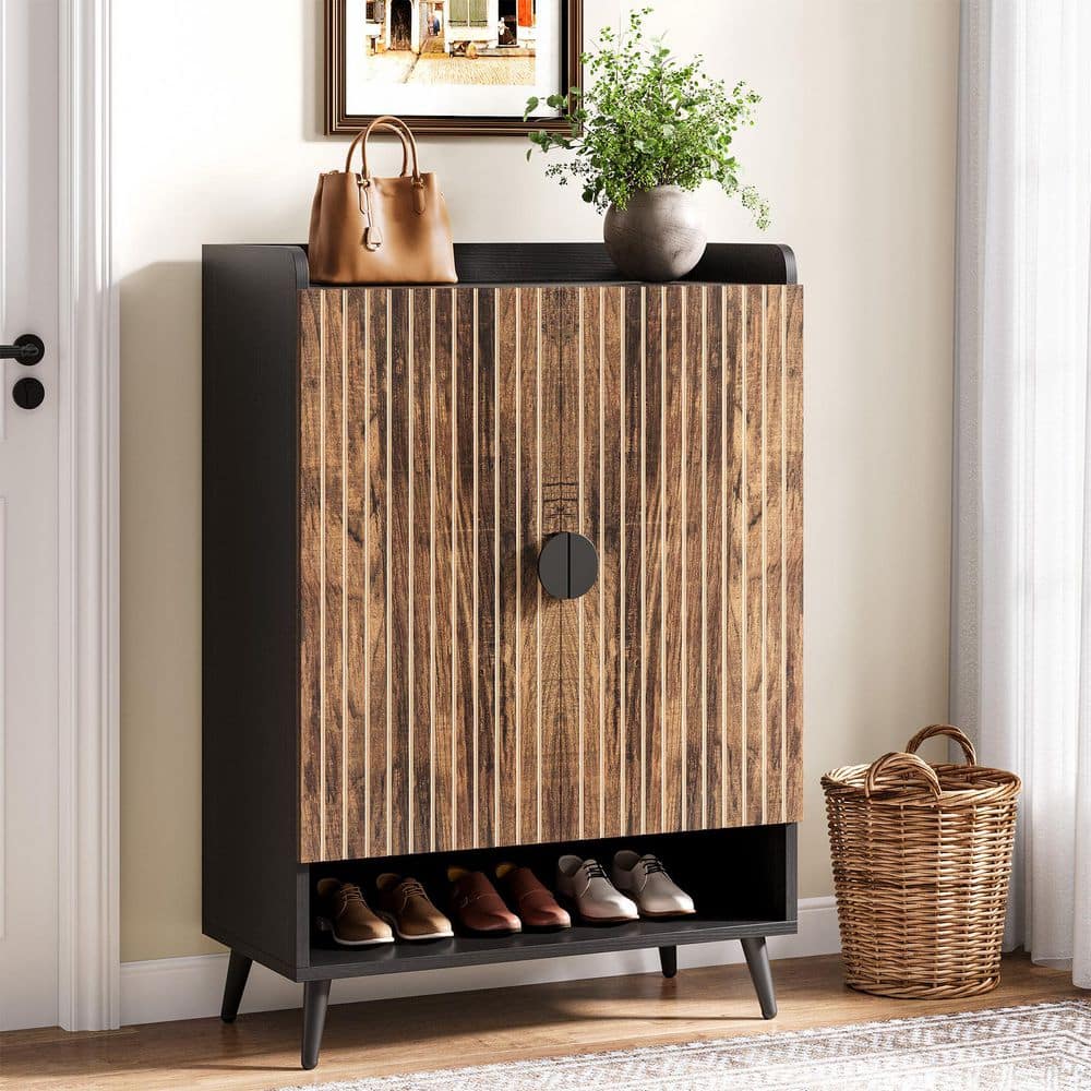 TRIBESIGNS WAY TO ORIGIN Cezalinda 43 in. H x 30 in. W Brown and Black ...