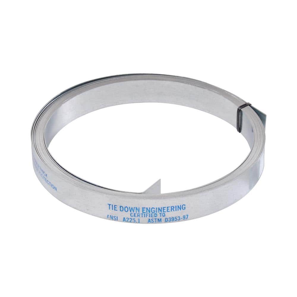 Tie Down 1-1/4 in. x 600 ft. Galvanized Steel Strap Joist Hanger 59170 ...