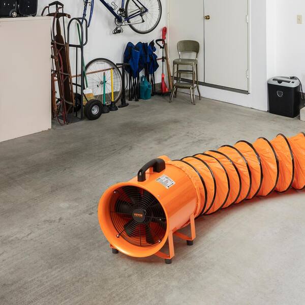 VEVOR Pivoting Utility Blower Fan 12 in. 550 Watt 1471 and 2295 CFM ...