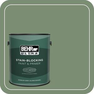 BEHR PREMIUM PLUS 8 oz. #PPU11-02 Shallot Bulb Semi-Gloss Interior ...
