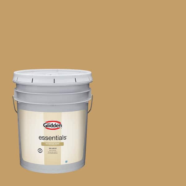 Glidden Essentials 5 gal. PPG1090-5 Good Life Satin Exterior Paint ...