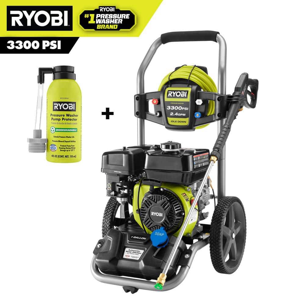 Reviews for RYOBI 3300 PSI 2.4 GPM Cold Water Gas Pressure Washer with ...