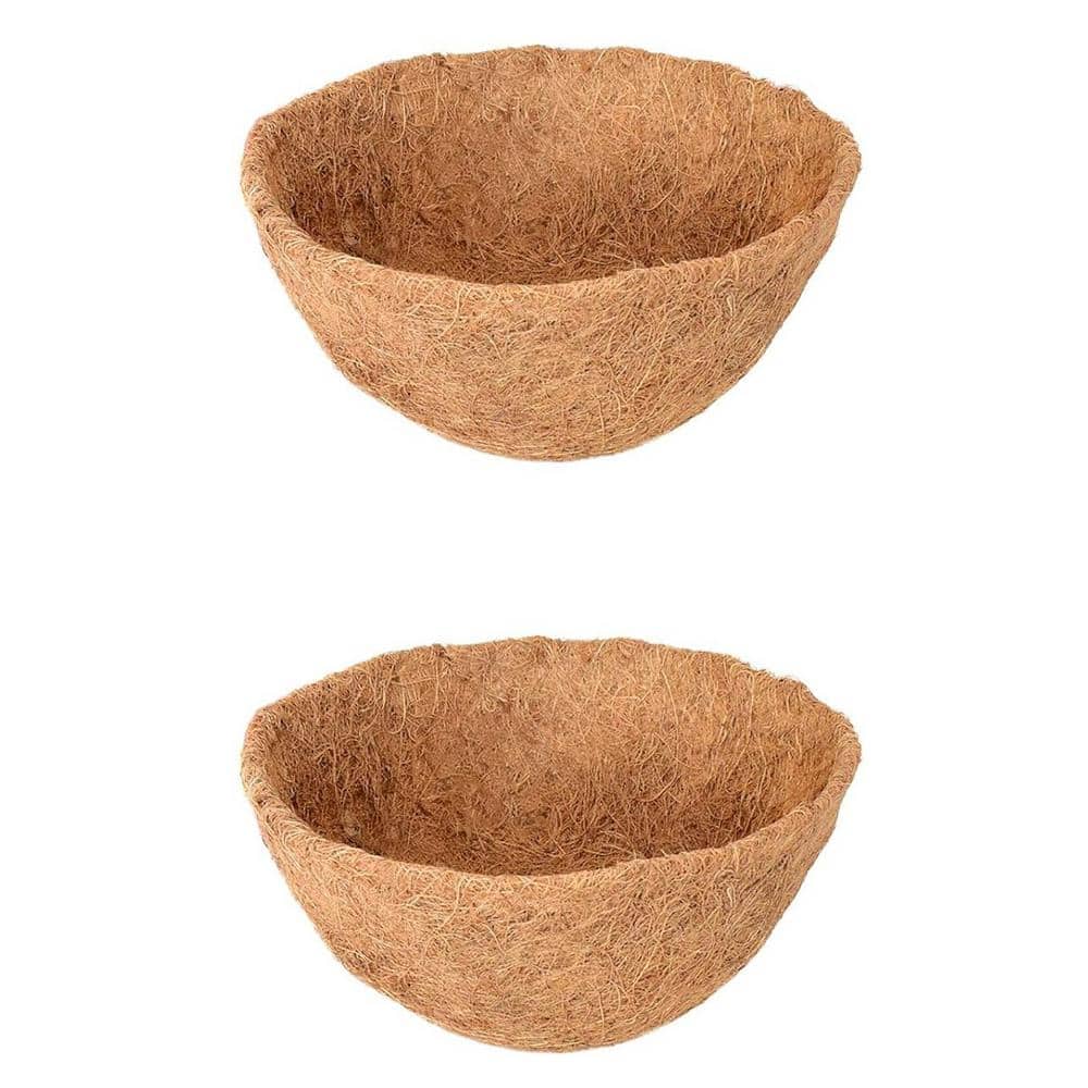 Mr. Garden 16in. Coconut Fiber Planter Liner Replacement For Hanging ...