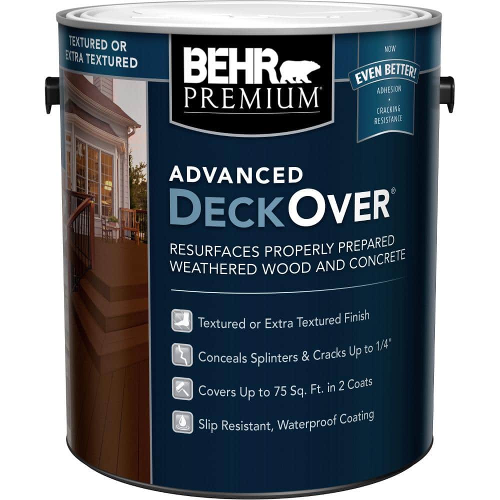Reviews for BEHR Premium Advanced DeckOver 1 gal. Textured Solid Color ... Reviews for BEHR Premium Advanced DeckOver 1 gal. Textured Solid Color ...