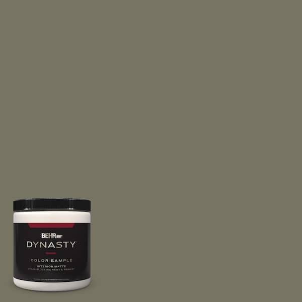 BEHR DYNASTY 8 oz. #BXC-20 Amazon River Matte Stain-Blocking Interior ...