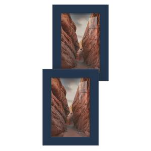 Wexford Home Modern 4 in. x 6 in. Light Blue Picture Frame (Set of 4 ...