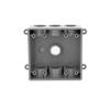 BELL N3R Nonmetal Gray 2-Gang Weatherproof Electrical Box, 7 Outlets at ...