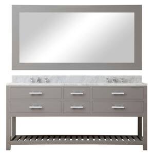 Water Creation Myra Collection 24 in. Bathroom Vanity in Pure White ...