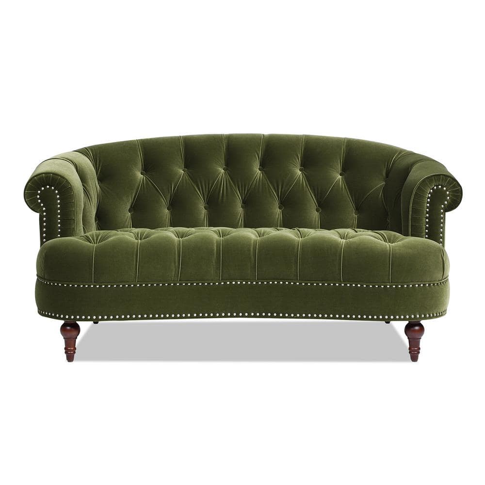 Jennifer Taylor La Rosa 69 in. Victorian Chesterfield Traditional Glam ...