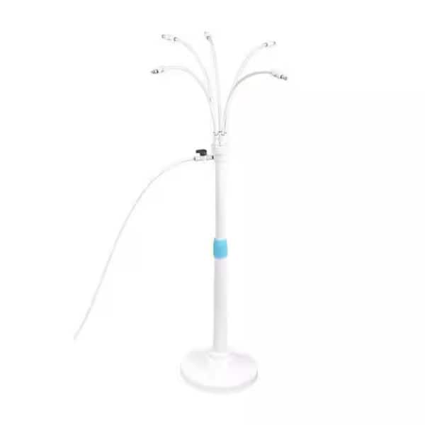 Patio Misting Stand with 46 in. Adjustable Riser, 5 Brass Nozzles & 26 ...